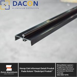 Promo Aluminium DACON ANODIZING DOFF 9106 Rel Bawah Sliding Door Single ...