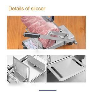 Jual Frozen Meat Slicer Cutting Fat Cattle Mutton Roll Frozen Meat Gri ...