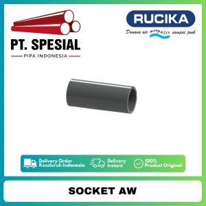 Jual Sock AW PVC Rucika /Socket AW / Coupler / Coupling PVC AW Rucika ...