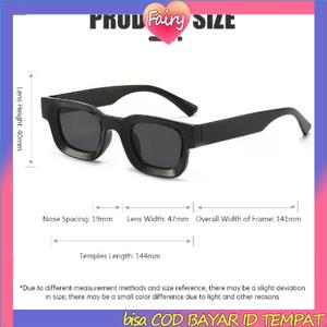 Jual Krun - Kacamata Boldie Frame Tebal Skinny Hitam Persegi Panjang ...