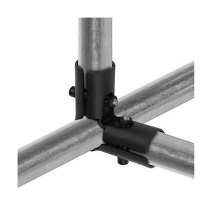 Jual 90 Degree Structural Pipe Connector 3 Way Metal Joint Chain Link ...