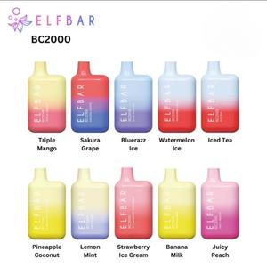 Jual ĒLFBAR BC2000 ĒLF BAR BC 2000 Disposable All Flavors - Banana Milk ...