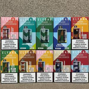 Jual Elfbar TE6000 Pods Ready Stock Vape Elf bar 6000 puffs Original ...