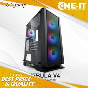 Jual Case INFINITY NEBULA V4 Tempered Glass ATX Gaming Casing - Kota ...