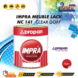 Jual MELAMIN IMPRA MEUBLE LACK NC 141 CLEAR GLOSS DOFF / 1 LITER PROPAN ...