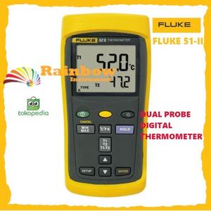Jual Fluke 52 ii thermometer dual input digital thermometer 52-2 ...