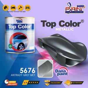 Jual Top Color Metallic 5676 Antrazite Grey Met - Cat Duco - 35ml ...