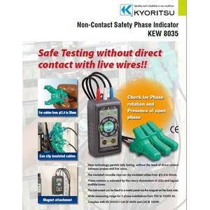 Jual KYORITSU 8035 Safety Non-Contact phase indicator Alat ukur arus 3 ...