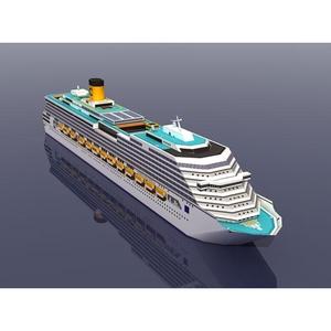 Jual DIY Papercraft Kapal Pesiar Costa Pacifica Cruise Ship - Jakarta ...