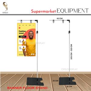 Jual Poster Floor Stand 200 Cm Display Stand Harga Supermarket Tinggi ...
