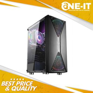 Jual Case PC Infinity Elysium V2 mATX ATX Casing Komputer 3 FAN - Kota ...