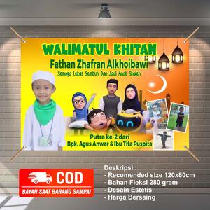 Jual Bisa COD Chek Dulu Backdrop/Banner/Spanduk Acara Khitanan / Nikahan - Kab. Bandung ...