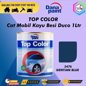 Jual TOP COLOR 3476 Gentian Blue - Cat Mobil Kayu Besi Duco - 35ml ...