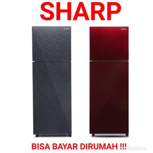 Jual CRNA KULKAS 2 PINTU SHARP SJ-246XG. GLASS DOOR. NO FROST - Kab. Badung - CARINA KITCHEN ...