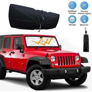 Jual Cover Kaca Mobil Pelindung Matahari UV Silver Coated 135x75cm ...