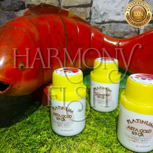 Jual Promo!! Platinum Asta Gold 25Gr Vitamin Pigmen Warna Kuning Ikan ...