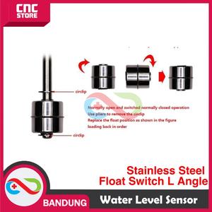 Jual FLOAT SWITCH STAINLESS STEEL WATER LEVEL SENSOR AIR L ANGLE - Kota ...