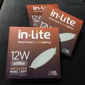 Jual DOWNLIGHT LED IN-LITE LAMPU PLAFON BULAT 12 WATT INLITE INPS 626 R ...