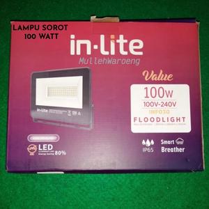 Jual LAMPU SOROT 100W LED IN-LITE VALUE INF030 100 W WATT INLITE ...