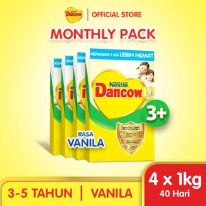 Jual Nestlé DANCOW 3+ Vanila Susu Pertumbuhan Anak 3-5 Tahun Box Bundle ...