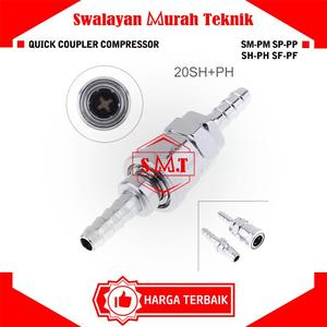 Jual Quick Coupler Compressor Type S Sambungan Selang Angin Kompresor ...
