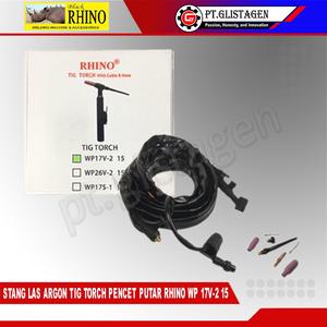 Jual RHINO Stang Las Argon Tig Torch Pencet Putar Manual Matic WP 17V-2 15 - Kab. Bogor - Farah ...