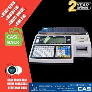 Jual Timbangan print label CAS CL 5200J / Timbangan digital made in Ko ...