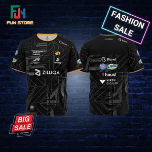 Jual Jersey RRQ Hoshi 2023 MPL S12 Printing Hitam Oversize Baju RRQ ...