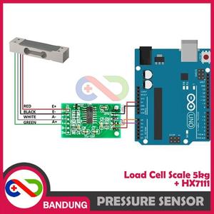 Jual HX711 HX-711 MODULE LOAD CELL DRIVER 24 BIT PRESSURE SENSOR ...