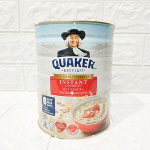 Jual Quaker Instant Oatmeal Oat Kaleng Tin Can 800g Import Malaysia Exp ...