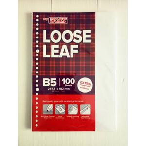 Jual Loose leaf B5 polos isi 100 lembar BIG BOSS - Kota Semarang ...