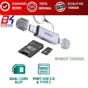 Jual Card Reader ROBOT CR202S USB C and USB 3.0 Grey - Kota Denpasar ...