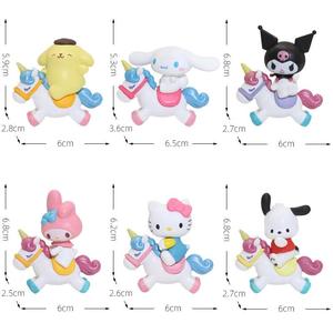 Jual Topper Kue Sanrio Model H 6Pc Topper Sanrio Unicorn DND - Kota ...