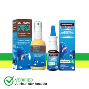 Jual BETADINE Cold Defence Nasal Spray 20 ml Throat Spray 50 ml ...