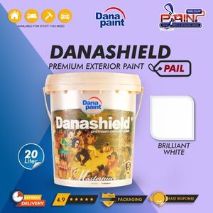 Jual Cat Tembok Dana Paint DANASHIELD Exterior BRILLIANT WHITE 20L Pail ...