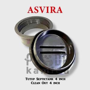 Jual ASVIRA Clean Out 4 inch Tutup Septic Tank Penutup Septictank CO 4 ...