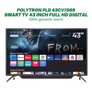 Jual tv led 43 inch polytron pld 43cv1569 android smart digital - Kab ...