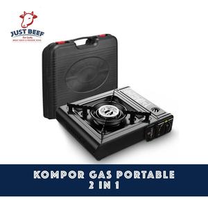Jual Kompor Gas Portable 2 In 1 / Kompor Portable / Tungku Gas OMICKO ...