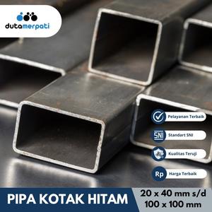 Jual BESI KOTAK HITAM/HOLLOW HITAM UKURAN (30X30 - 100x100) dan Bisa ...