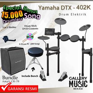 Jual Yamaha DTX 402K Drum Elektrik Complete Bundle /DTX402K/DTX402/DTX ...