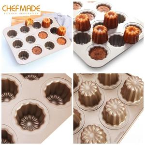Jual Chefmade WK9158 - Loyang Kue Cannele / 12 Cup Non-Stick Cannele ...
