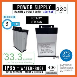 Jual New Switching Mode Power Supply Trafo Outdoor DC12V 33.3A 400 Watt ...