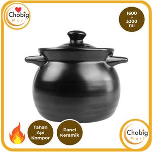 Jual CHOBIG Panci Keramik Masak Rebus Godok Obat Herbal Jamu Sapo Sup ...