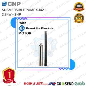 Promo Pompa Submersible CNP SJ42-1 Motor Franklin 2,2KW - 3HP 220V ...