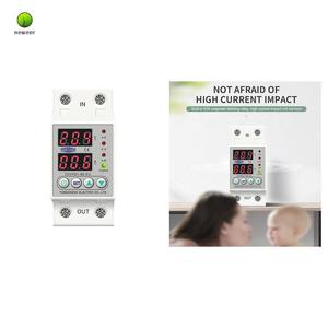 Jual Din Rail Dual Display Adjustable over Voltage Arus Dan Bawah ...