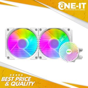 Jual Darkflash Radiant DC 240 Liquid CPU Cooler White DC240 AIO - Kota ...