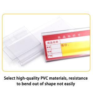 Jual Label Harga Mika Price Tag Holder 30PCS Plastik PVC Price Tag Card ...