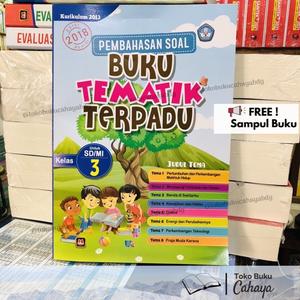 Jual Pembahasan Soal Buku Tematik Terpadu Kelas 3 SD Tema 1,2,3,4,5,6,7 ...