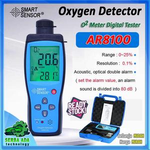 Jual OKSIGEN Detector AR-8100 Smart Sensor AR8100 Handheld O2 Oxygen ...