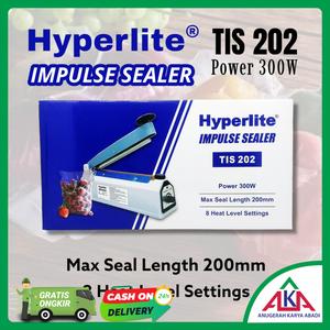 Jual Impulse Sealer HYPERLITE TIS 202 300 Watt Mesin Pres Las Plastik ...